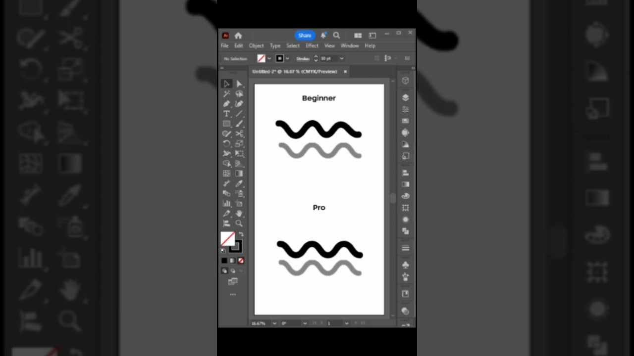 abstract shape in adobe illustrator #abstractshapes #illustratortips