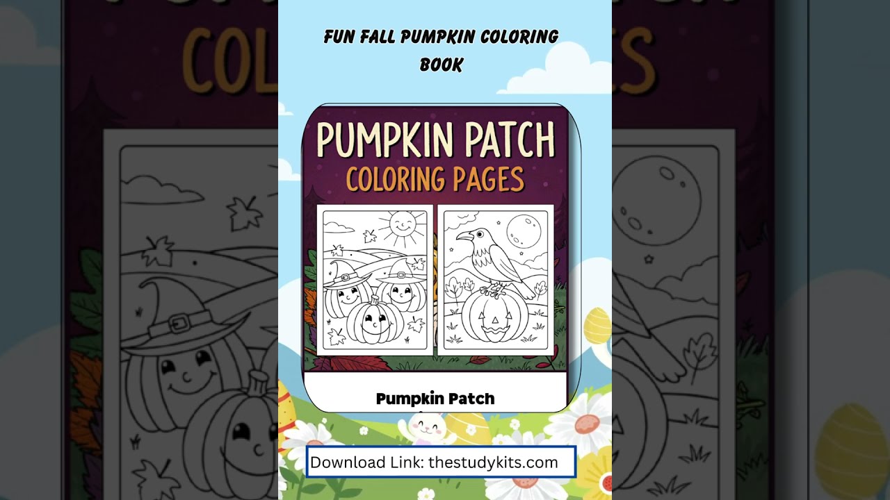 Fun Fall Pumpkin Coloring Book – Fall Season Pumpkin Coloring Pages