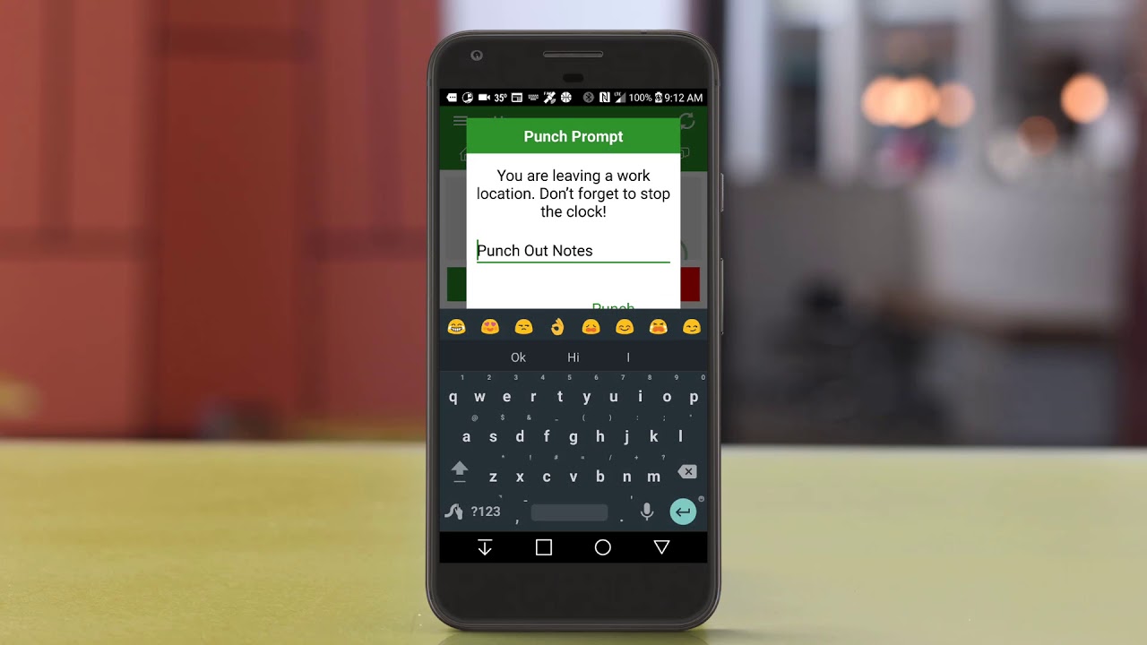 Time Card App with GPS Geofencing