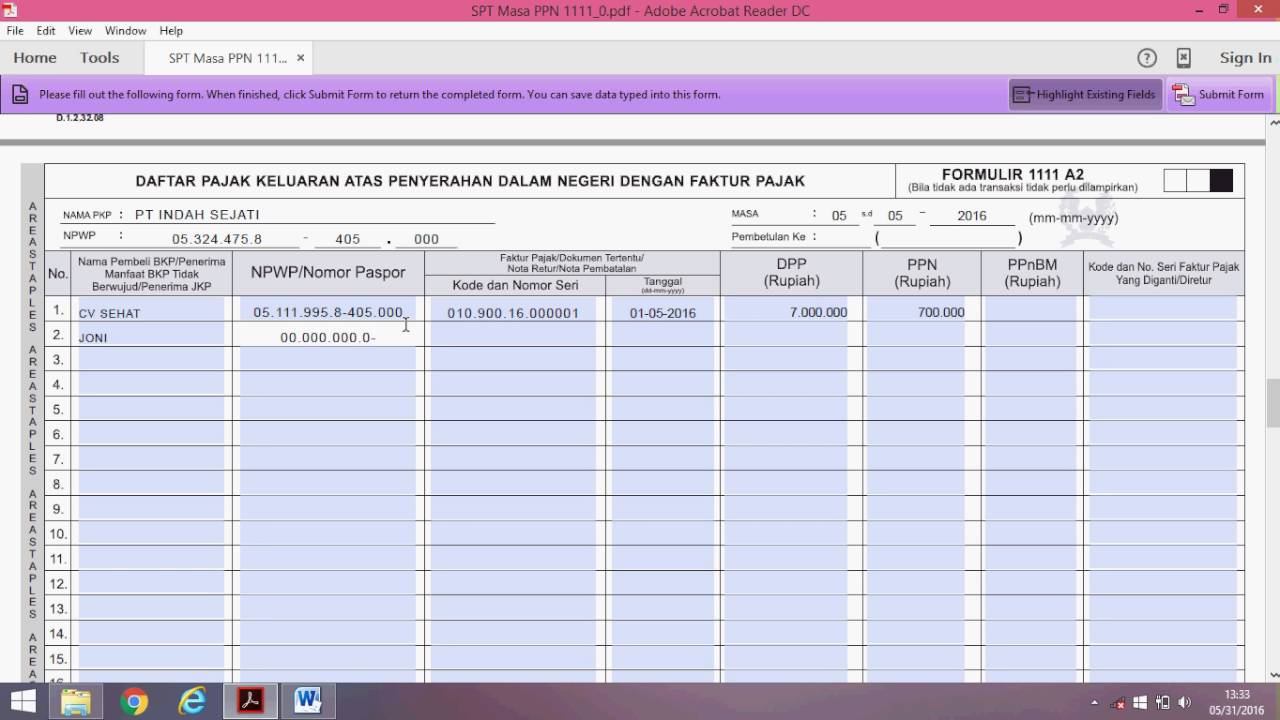 Study Case PPN 1111