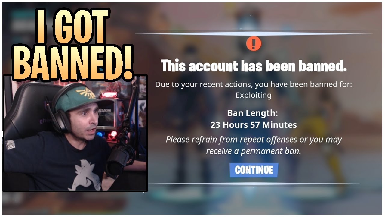 Summit1G Got His Fortnite Account Banned!
