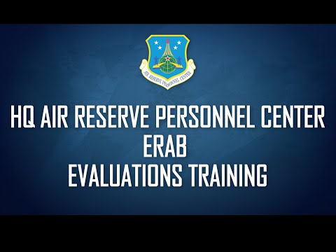 Evaluations Training on ERAB