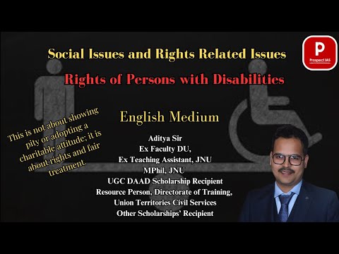 Rights of Persons with Disabilities #disabilities #socialissues #socialjustice #rights #upscmains