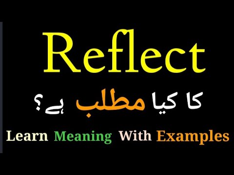 Reflect Meaning in Urdu