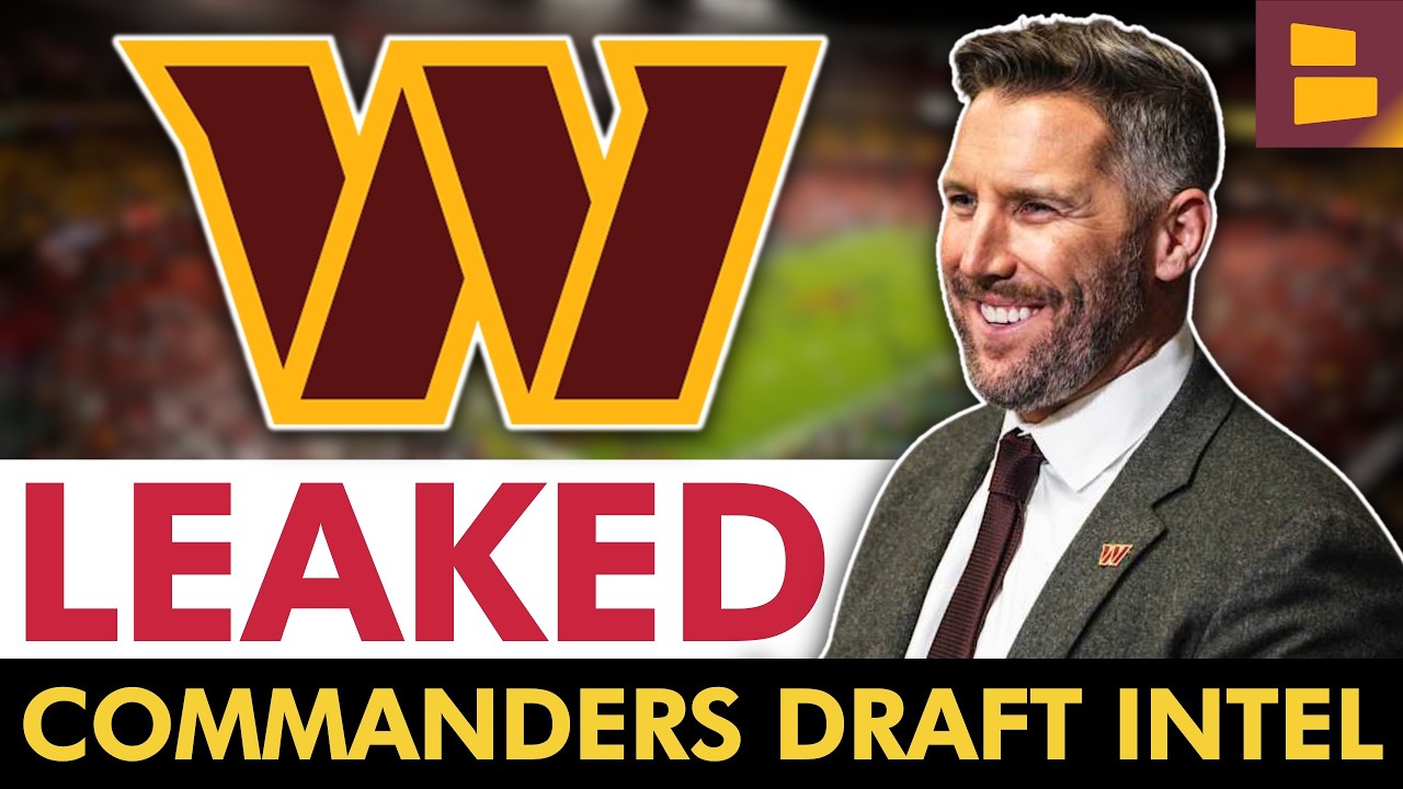 LEAKED Commanders Draft Intel: Adam Peters Says RD1 Trade Down UNLIKELY + Caleb Downs Off The Board?