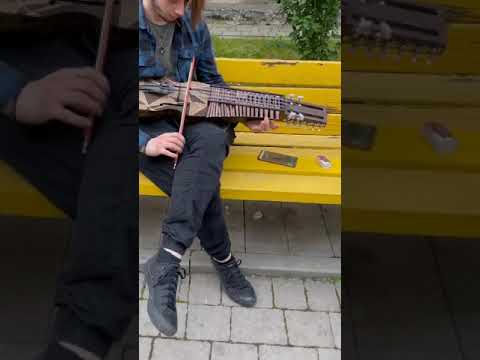 Nyckelharpa Sweden Violin w/ bow Key Harp Viola Hurdy Gurdy - | Reverb