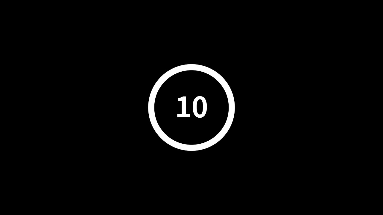 10 Seconds Circle Timer（Vertical）