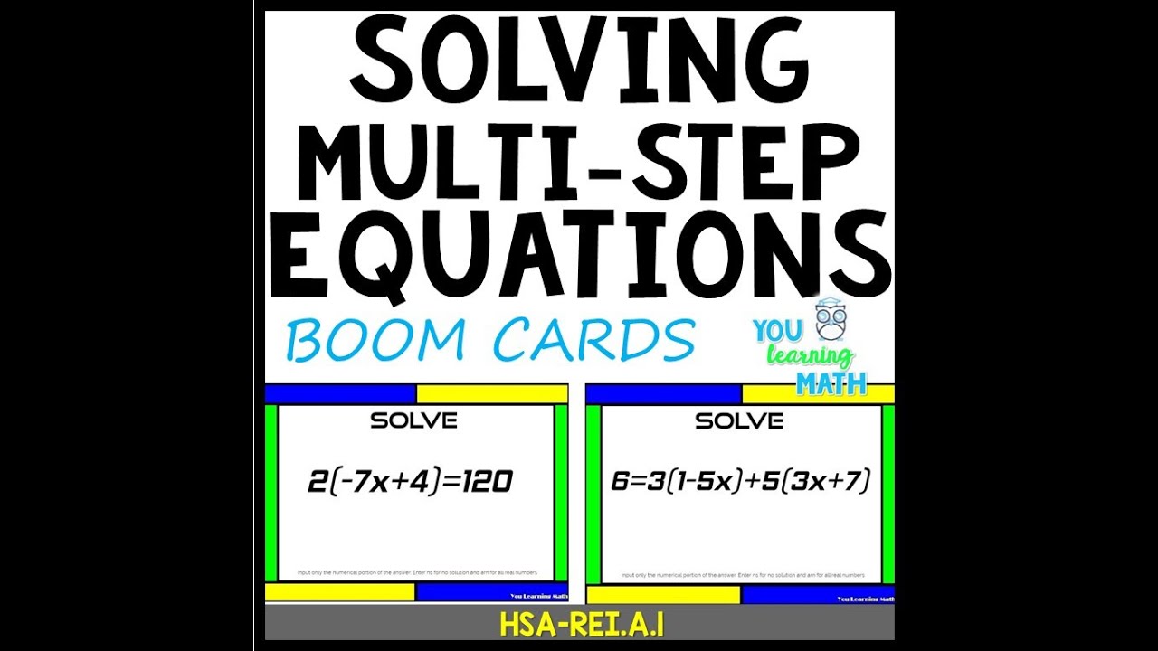 Solving Multi Step Equations Google Forms Quiz Preview