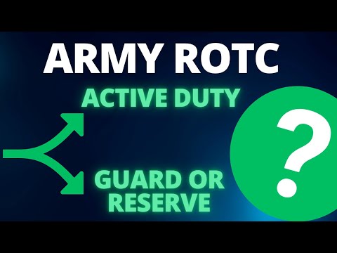 40-50% of Cadets Commission into the Guard or Reserves through Army ROTC, you have options!