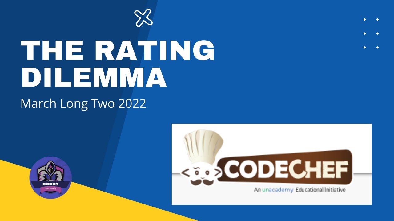 The Rating Dilemma Problem Code: RATING | CodeChef Solution | Python3
