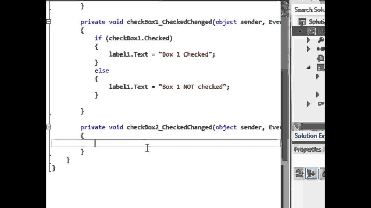 CIS 3048 - Unit 7 - checkBox