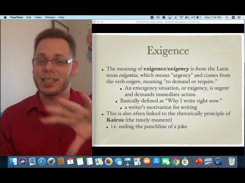 Exigency and Kairos