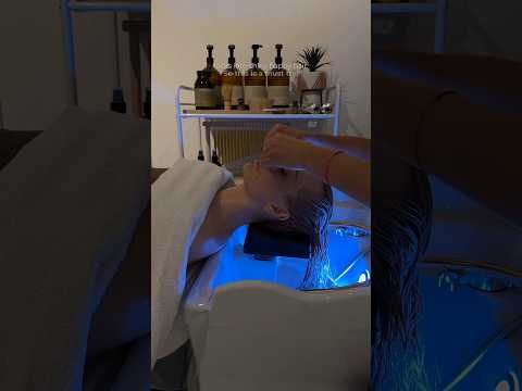 Trying a Japanese head spa for the first time ๐ง๐ผโโ๏ธ