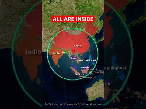 Earth Is So Weird... ???? #shorts #maps #asia #facts #population #china #india #viralfact