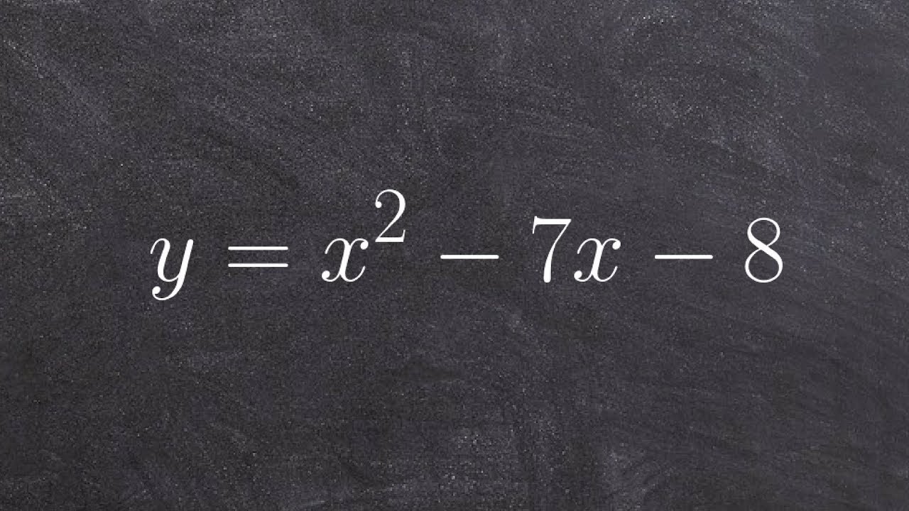 Learn how to solve a quadratic equation using a step by step method