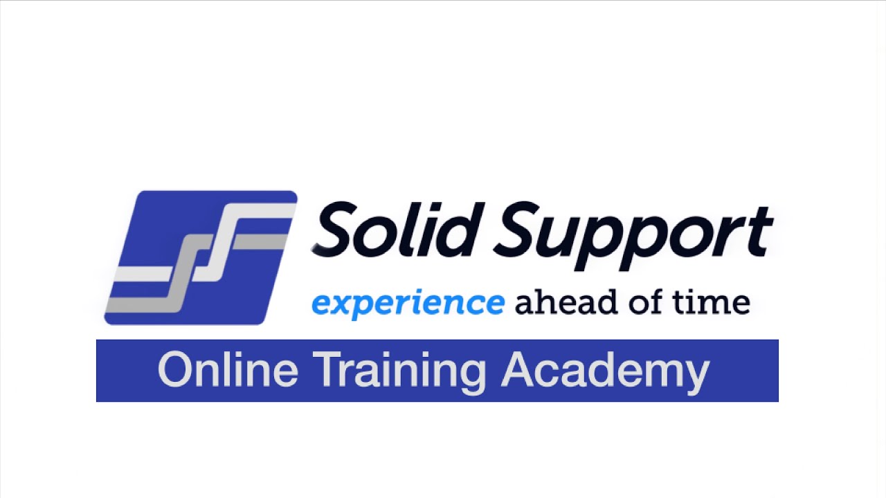 Solid Support - Online Training Academy