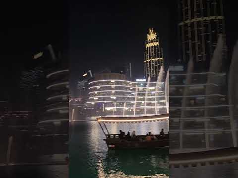 Dubai Abra Lake Fountain Show and Ride