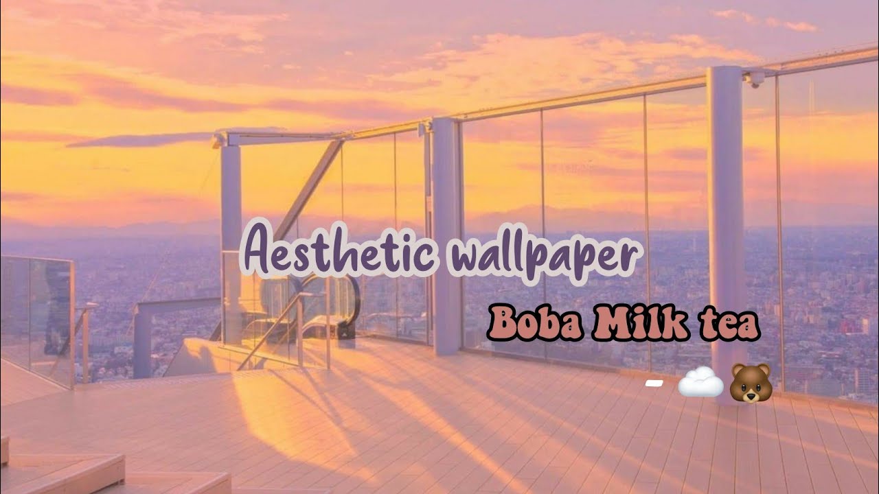 || 50+ Aesthetic wallpapers(Kpop, ghibli studio, skies etc) with download link || Boba Milk tea —☁️🐻