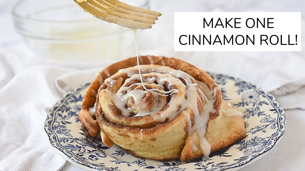 Make ONE Ooey, Gooey, Delicious Cinnamon Roll!