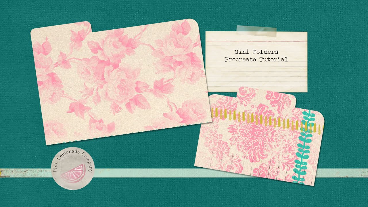 Create Custom File Folders in Procreate + Free Design Assets | Easy Tutorial