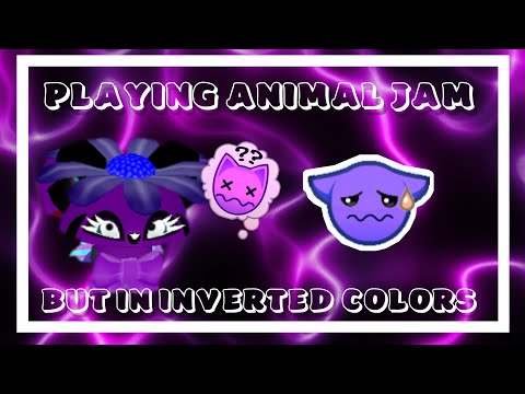 ⭐🎨~Playing Animal Jam In INVERTED COLORS!~⭐🎨//AJPW