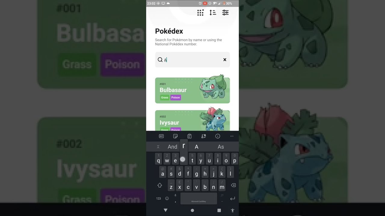 Pokedex App Progress (React Native)