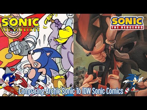Comparing The Archie Sonic Comics To The IDW Sonic Comics
