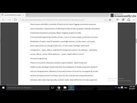 SSC JE SYLLABUS (PDF) FOR ELECTRICAL CIVIL AND MECHANICAL ENGINEERS
