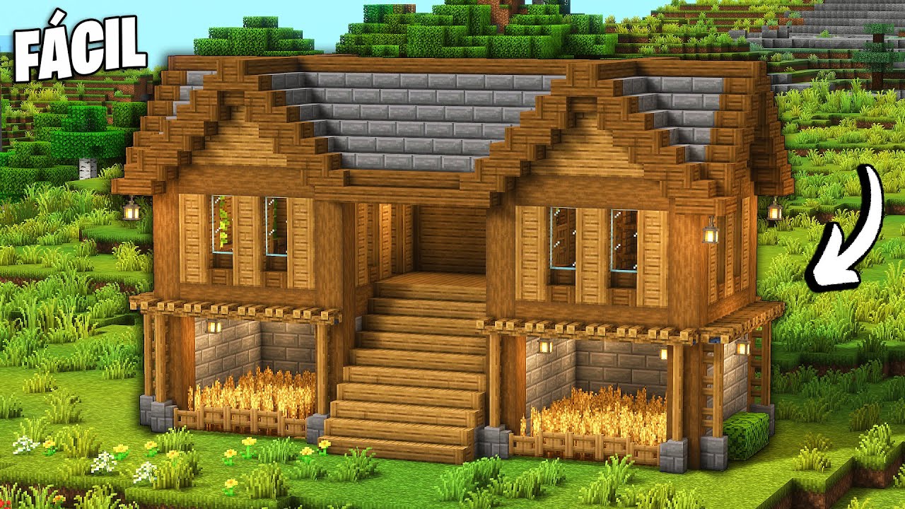 ¡Construye tu casa en Minecraft! Tutorial de casa de madera - Minecraft Builders