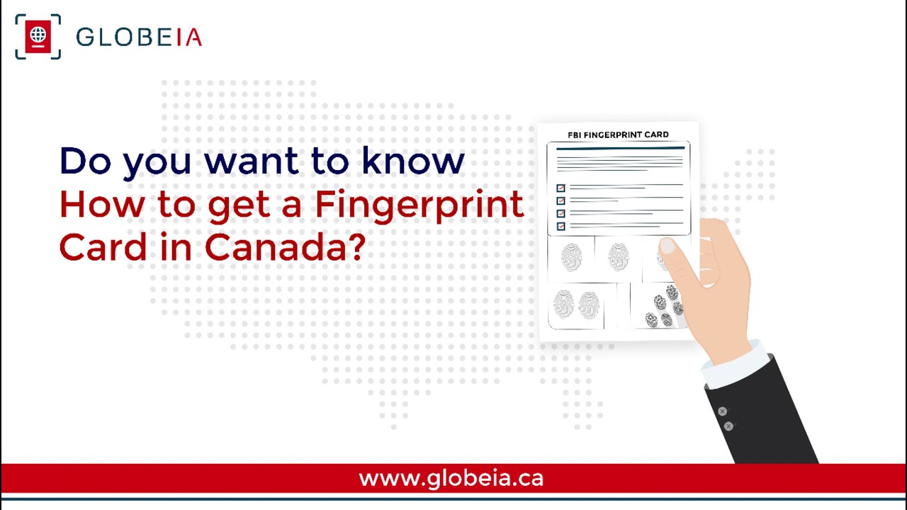 How to Get a Fingerprint Card in Canada? | FBI Background check | FBI Police Clearance Certificate