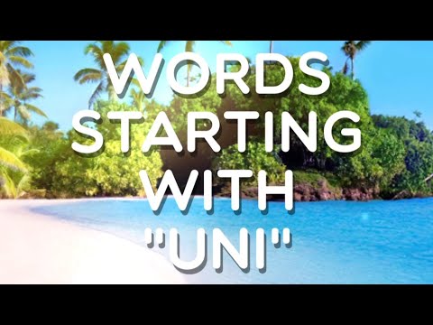 Level 1261, Words starting with "Uni", Word Crush Answers, FullHD 60 fps.