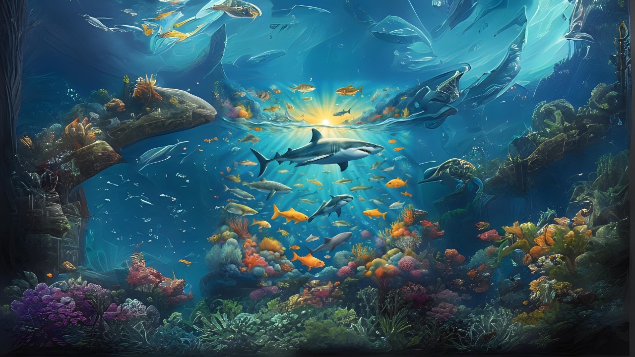 Ocean's Food Chain: From Plankton to Predators!