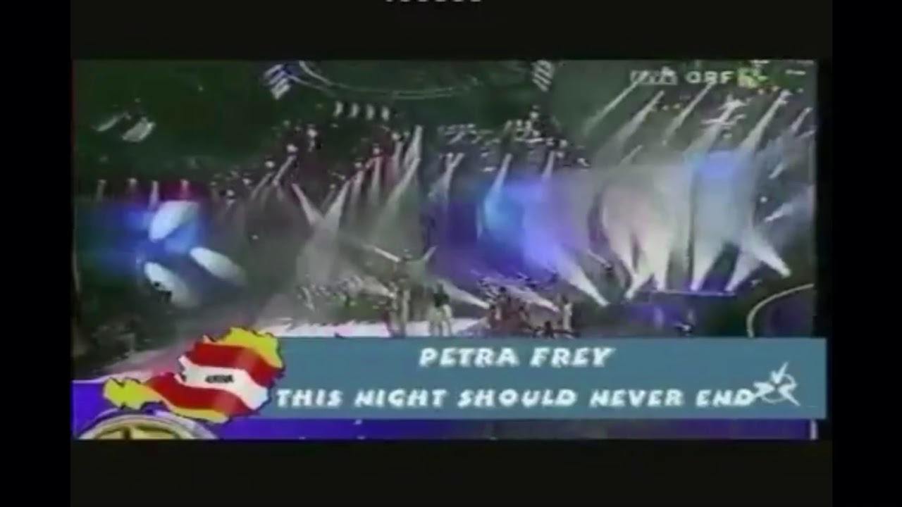Song.Null.Drei: Petra Frey - "This night should never end"