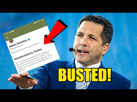 Adam Schefter BUSTED for auto-blocking Twitter users for SLAMMING him for Dwayne Haskins tweet!