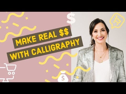 CALLIGRAPHY ONLINE STORE (open + make REAL money!)