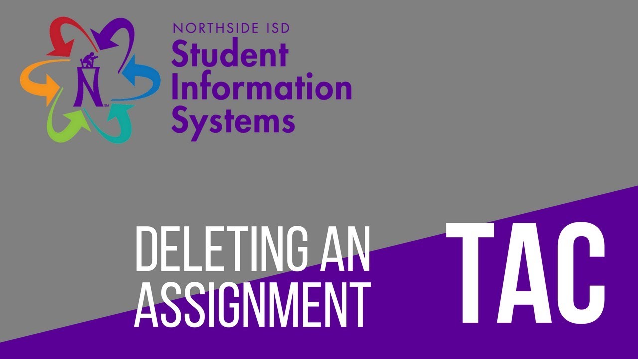 Deleting an Assignment