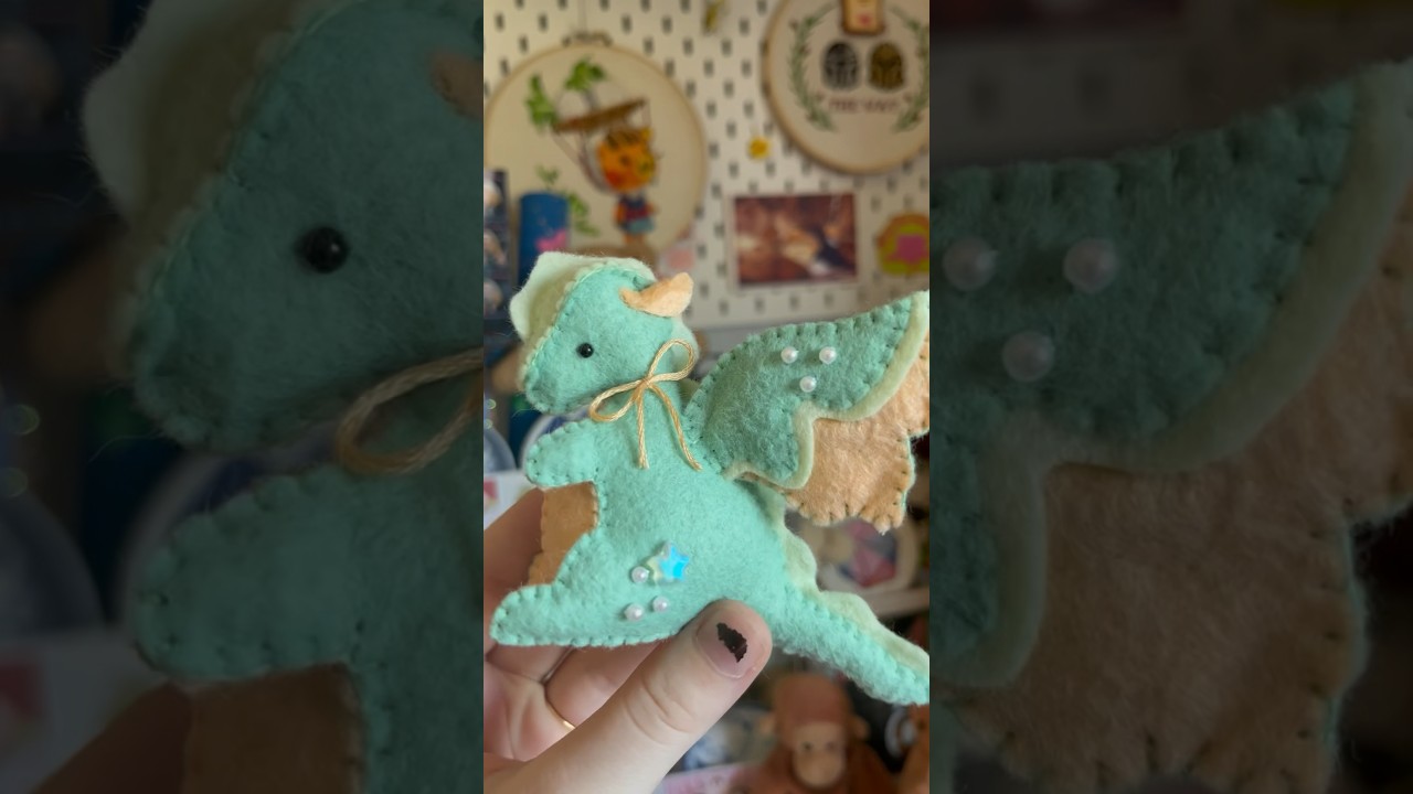 Felt Art: Slime Dragon