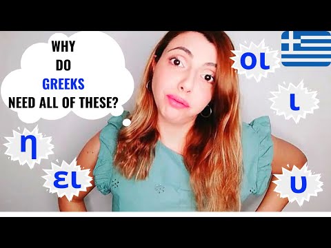 Greek Vowels |Why do Greeks Need all of these : η, ι, υ, οι, ει?????