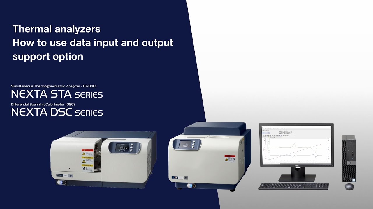 Tutorial | Thermal Analysis | How to use data input and output support option