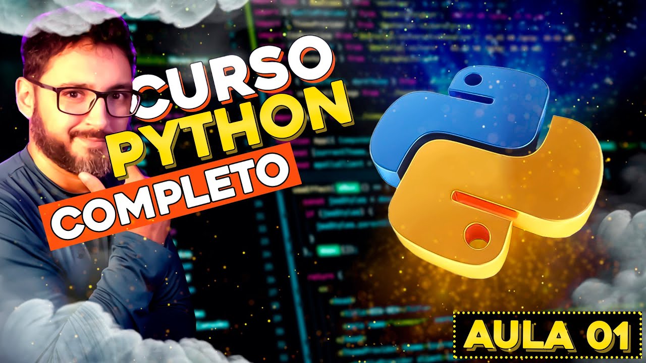 CURSO de PYTHON COMPLETO 2024 e GRATUITO - Aula 01