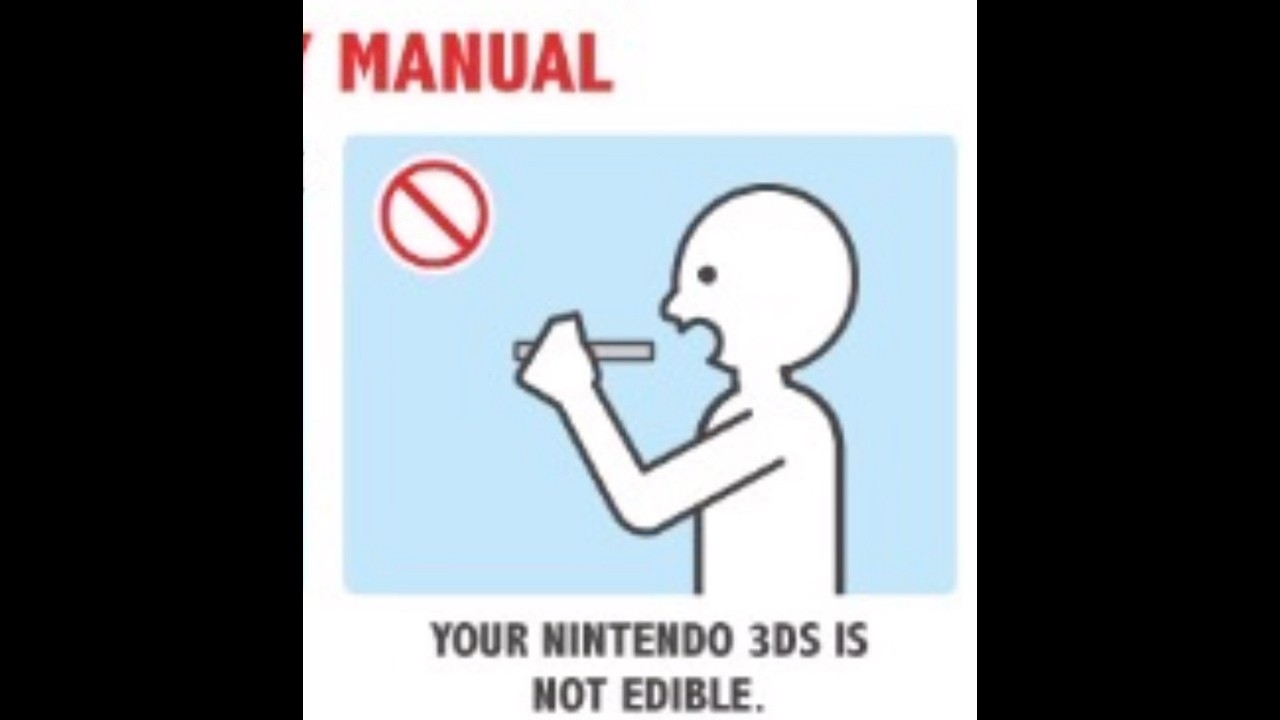Nintendo 3DS Safety Manual!