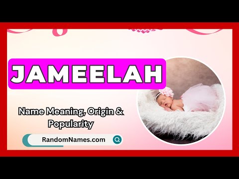 Jameelah - Baby Girl Name Meaning, Origin & Popularity - RandomNames.com