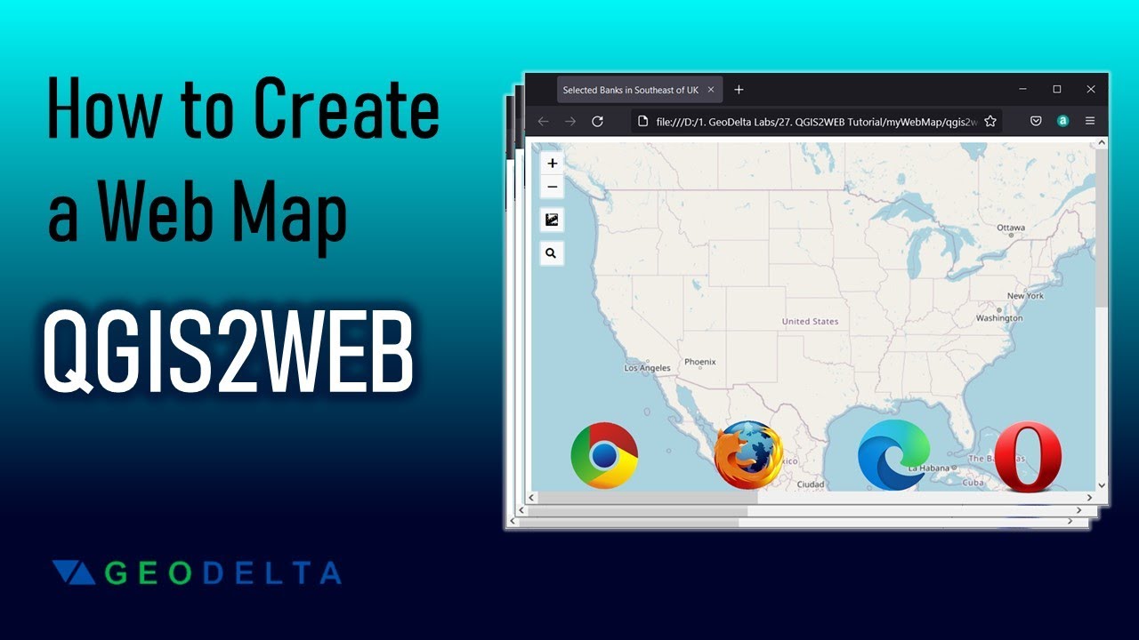 Creating a WebMap using QGIS2WEB