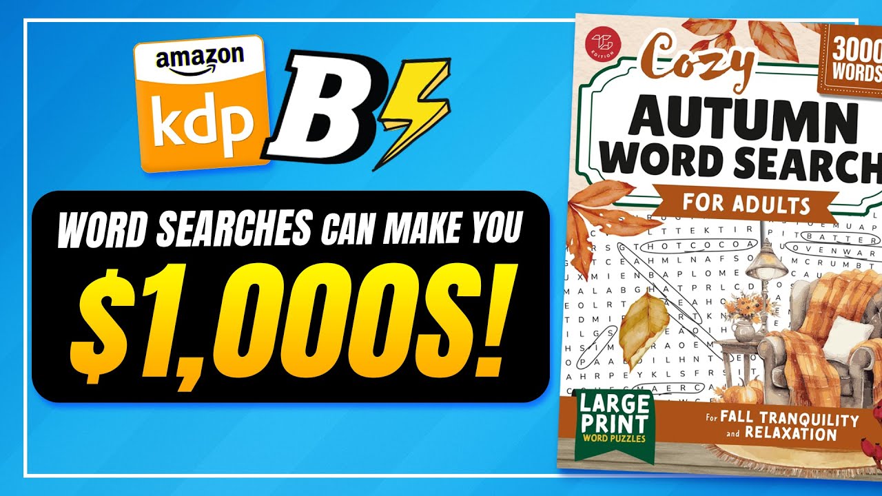 How to Make Word Search Books for Amazon KDP (Full Tutorial Using Book Bolt)
