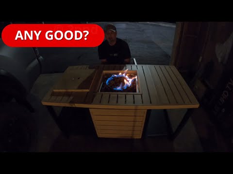 fissfire 56 inch Propane Fire Pit Table from Amazon (Review)