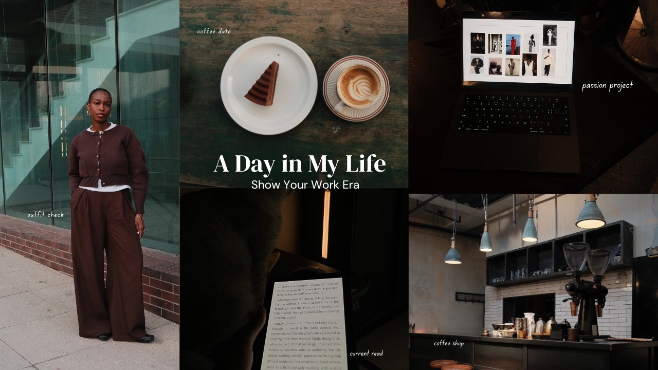 a quiet day in my life | coffee, creativity & showing my work