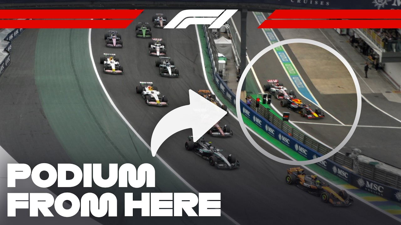 From Pit Lane To Podium! | Max Verstappen's Masterclass In Sao Paulo | 2025 Sao Paulo Grand Prix