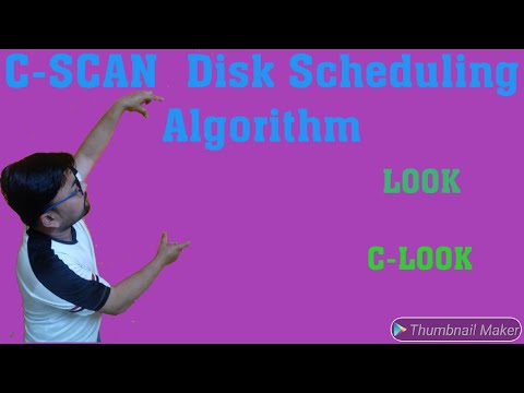 C-SCAN Disk Scheduling Algorithm | Operating system
