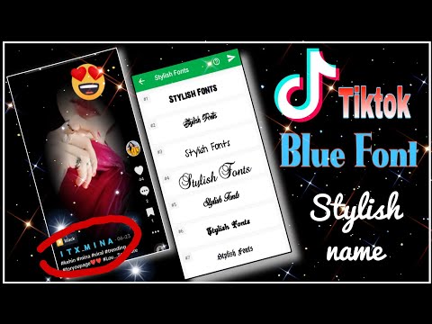 Blue font style username for tiktok and instagram in 2023 | tiktok par stylish name kaise likhe