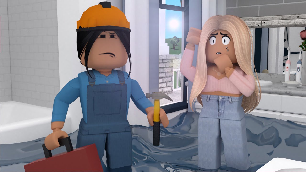 My Daughter's FLOODED OUR HOUSE! *HAD TO EVACUATE! HUGE ACCIDENT?* W/VOICE! Roblox Bloxburg Roleplay